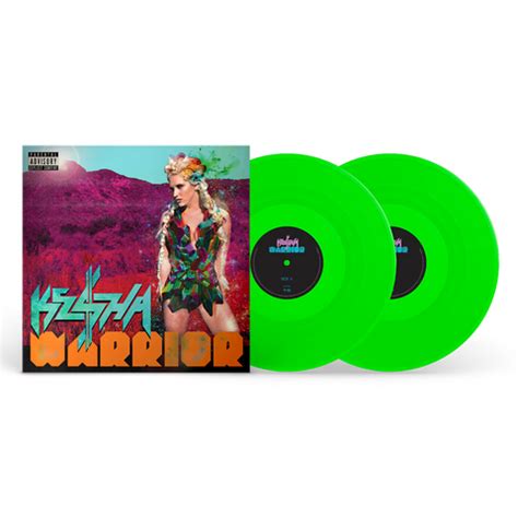 Kesha Warrior 2021 2 X Vinyl Lp Album Limited Edition Green Hot
