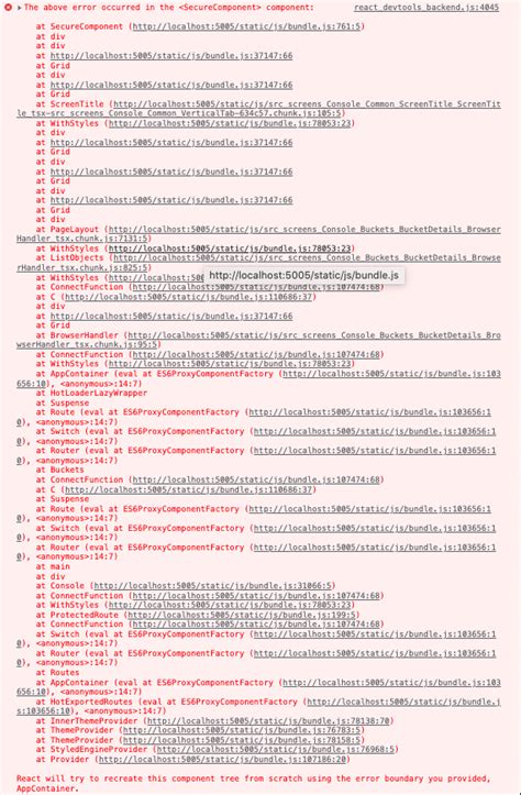 App Crashes When A User With Bucket Read Policies Clicks On Browse Button For A Bucket Issue