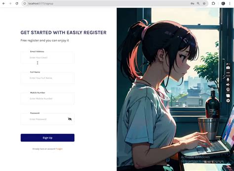 Md Rajibul Islam Rajib On Linkedin Simple Design Of Signup And Login Page With Simple Function