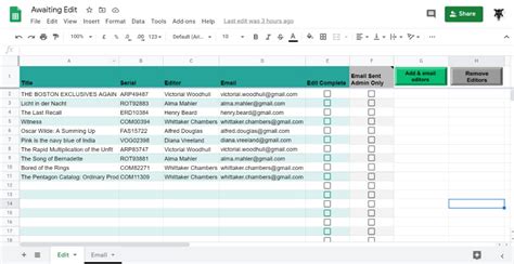 Google Apps Script How To Add And Remove Editors To A Google Sheet Based On Sheet Data Updated