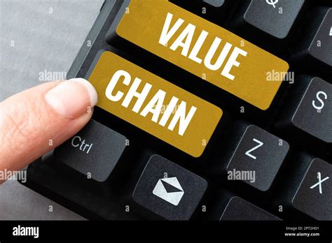 Text Caption Presenting Value Chain Word Written On Business