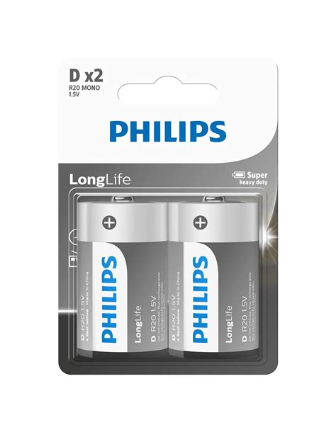 Longlife 배터리 R20l2b40 Philips