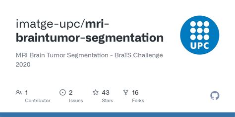 GitHub Imatge Upc Mri Braintumor Segmentation MRI Brain Tumor Segmentation BraTS Challenge