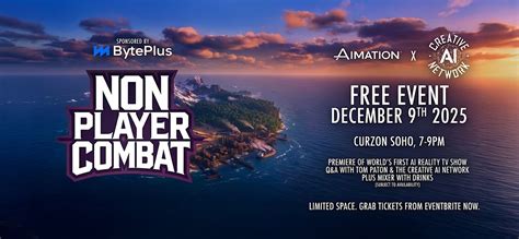 Aimation X Creative Ai Network Present The Premiere Of Non Player