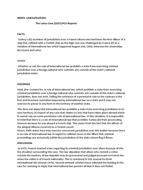 Brief Case Lotus Pdf