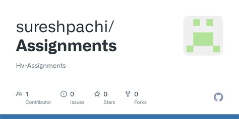 Github Sureshpachiassignments Hv Assignments