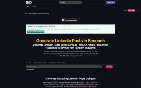 Linkedin Posts Generator Reviews Details Pricing Features And Alternatives