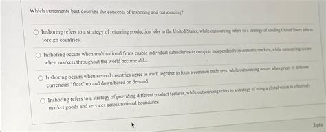 Solved Which statements best describe the concepts of | Chegg.com