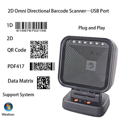 2d Wired Usb Table Barcode Scanner Qr Code Scanner Phone Qr Code Scanner Shopee Malaysia