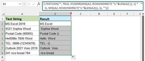 Excel Remove Characters Words Numbers From Text Strings