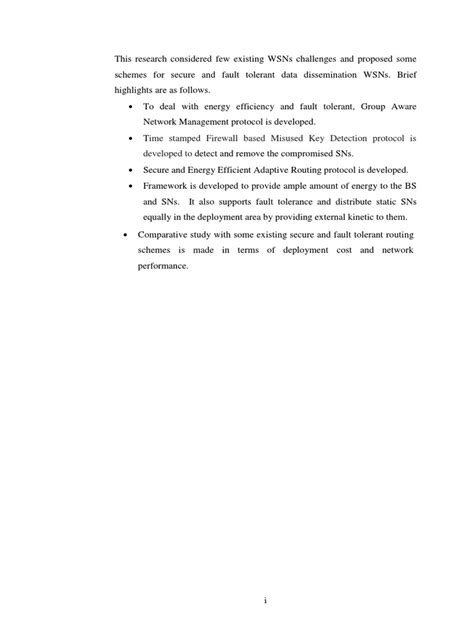 Proposed Schemes For Secure And Fault Tolerant Data Dissemination In Wireless Sensor Networks A