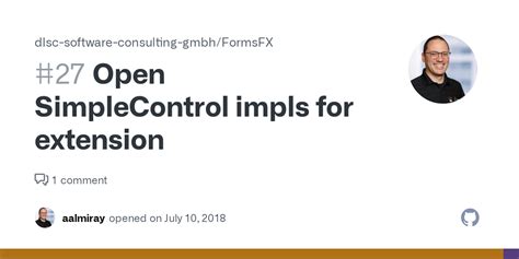 Open Simplecontrol Impls For Extension · Issue 27 · Dlsc Software