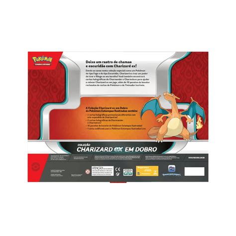Pokémon Coleção Charizard Ex Em Dobro Natocamp Distribuidora