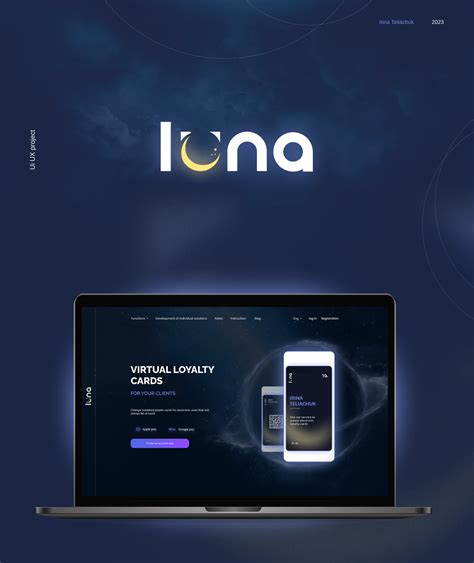 ui ux project “luna” behance