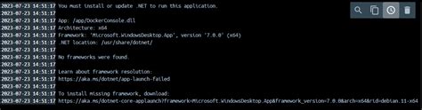 c create a image docker on net7 0 windows stack overflow