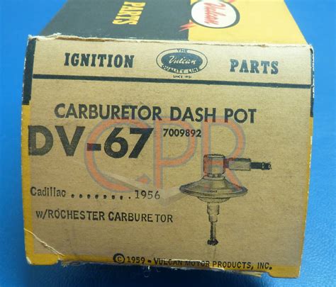 1956 Cadillac Throttle Return Dashpot Check Assembly Nos Cpr Cadillac Restoration Parts