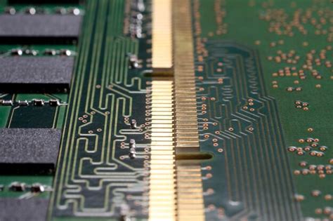 premium photo close up of random access memory on table