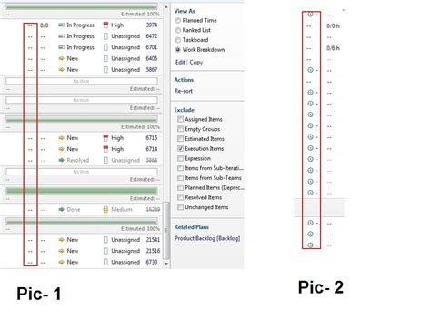 effective estimate attribute not showing up in plans rtc eclipse