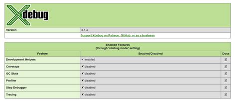 php how to enable xdebug feature stack overflow