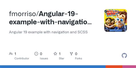 Github Fmorrisoangular 19 Example With Navigation And Scss Angular