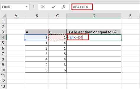 How To Type Lesser Than Or Equal To In Excel Spreadcheaters