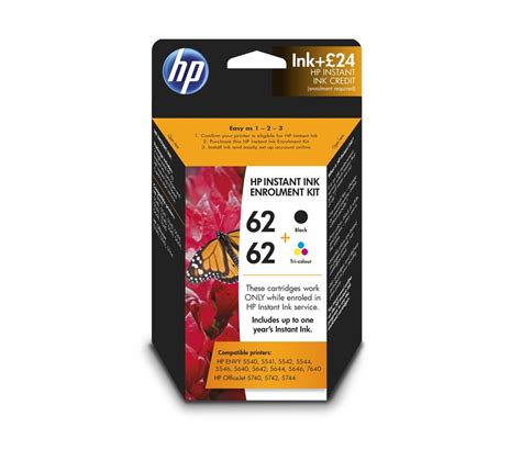 Hp Instant Black Tri Colour Ink With Hp Instant Ink Enrolment Credit Deals Pc World