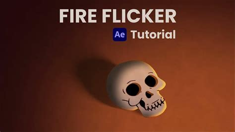 Fire Flicker Quick After Effects Tutorial Youtube