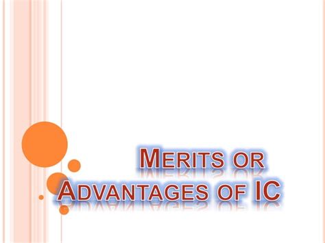 Ppt On IC Integrated Circuit PPTX Physics Science