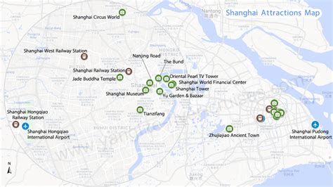 Tourist Map Of Shanghai Maps Of Shanghai 200x476