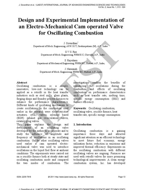 2 Ijaest Volume No 2 Issue No 1 Design And Experimental Implementation