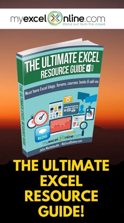 Free Excel Guides Myexcelonline Free Excel Tutorials Excel Tutorials Microsoft Excel
