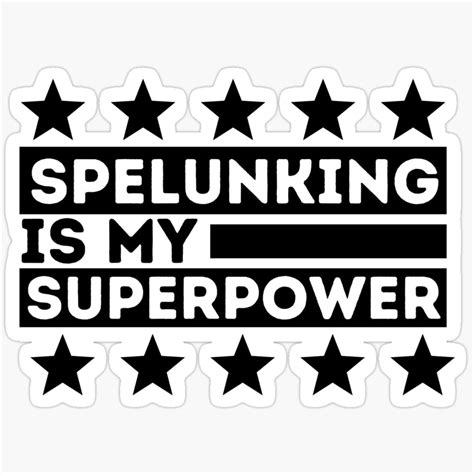 Dopasticker Spelunking Is My Superpower Spelunking Sticker Phone Decal