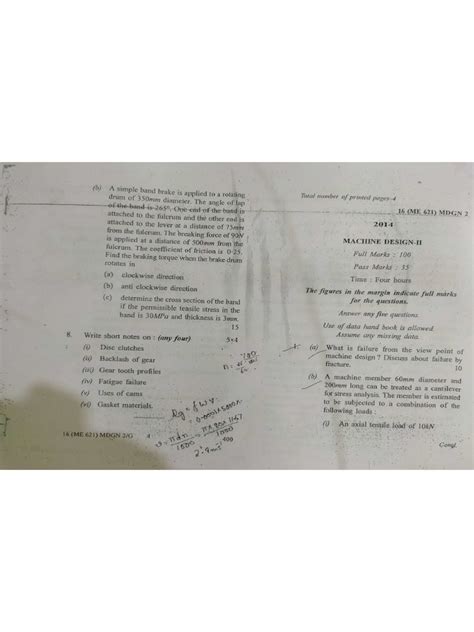 machine design ii pdf