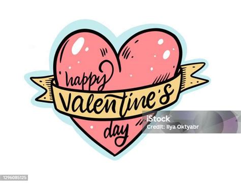 해피 발렌타인 데이 문구 레터링 심장 배경 포스터 배너 및 카드 디자인 0명에 대한 스톡 벡터 아트 및 기타 이미지 0명