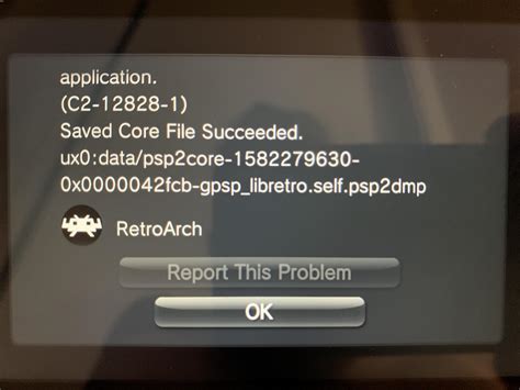 retroarch error after updating with latest vpk any ideas how to fix