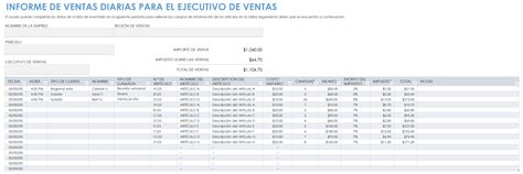 Plantilla De Informe De Ventas Diarias Excel Gratis