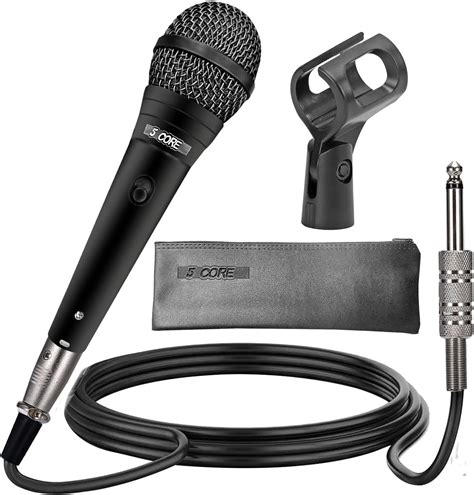 Pyle Handheld Microphone Dynamic Moving Coil Cardioid Unidirectional Includes 15ft