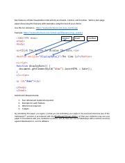 Chapter Docx Key Features Of Data Visualization Interactivity Are Events Control And Function