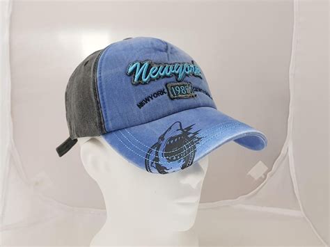 택포뉴욕 빈티지 야구모자 블루 세컨웨어헬로마켓