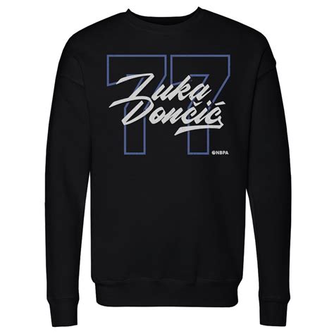 Luka Doncic Dallas Number Script Wht