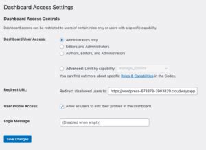 How To Restrict Admin Access On WordPress