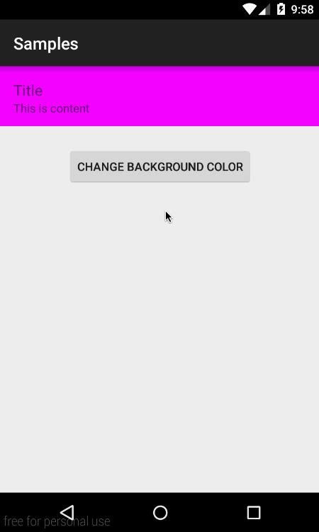 Android Ripple Effect Animation Without Touching Stack Overflow