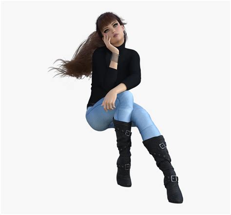 Transparent Roblox Girl Png Roblox D Render Girl Free