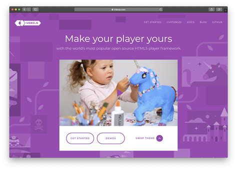 video js videojs twitter