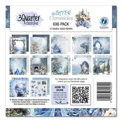 3quarter Designs Winter Chronicles 6x6 Pack