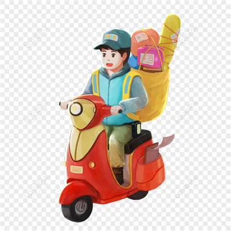 택배 배달 Png 일러스트 무료 다운로드 Lovepik