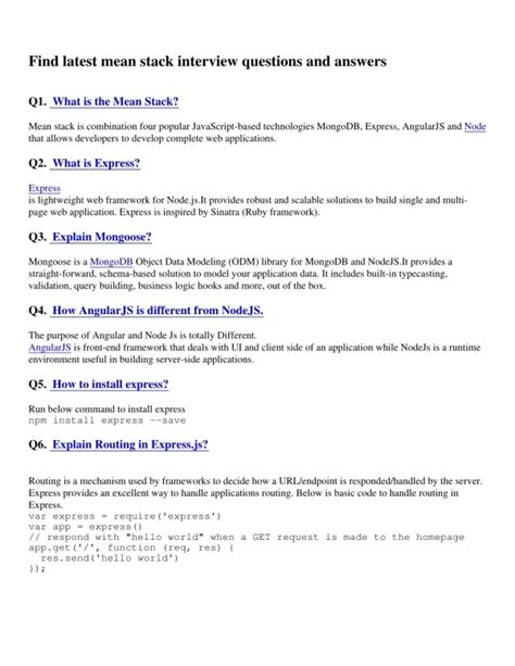 Ppt Mern Stack Interview Questions Pdf By Scholarhat Powerpoint