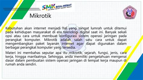Materi Ke 1 Aij Xii Tkj Mikrotikpptx