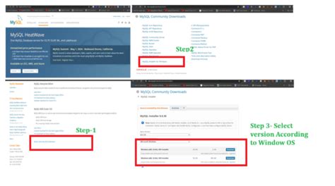 mysql download for windows step by step installation guide