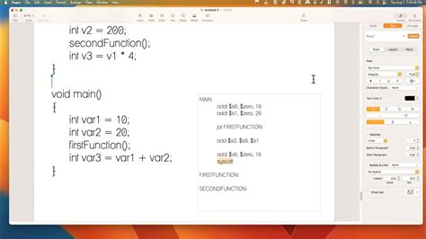 Intro To Mips Example Of Function Calling Without Parameters And No